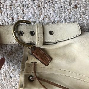 Coach | Bags | Rare Suede Coach Crossbody Bucket Bag | Poshmark
